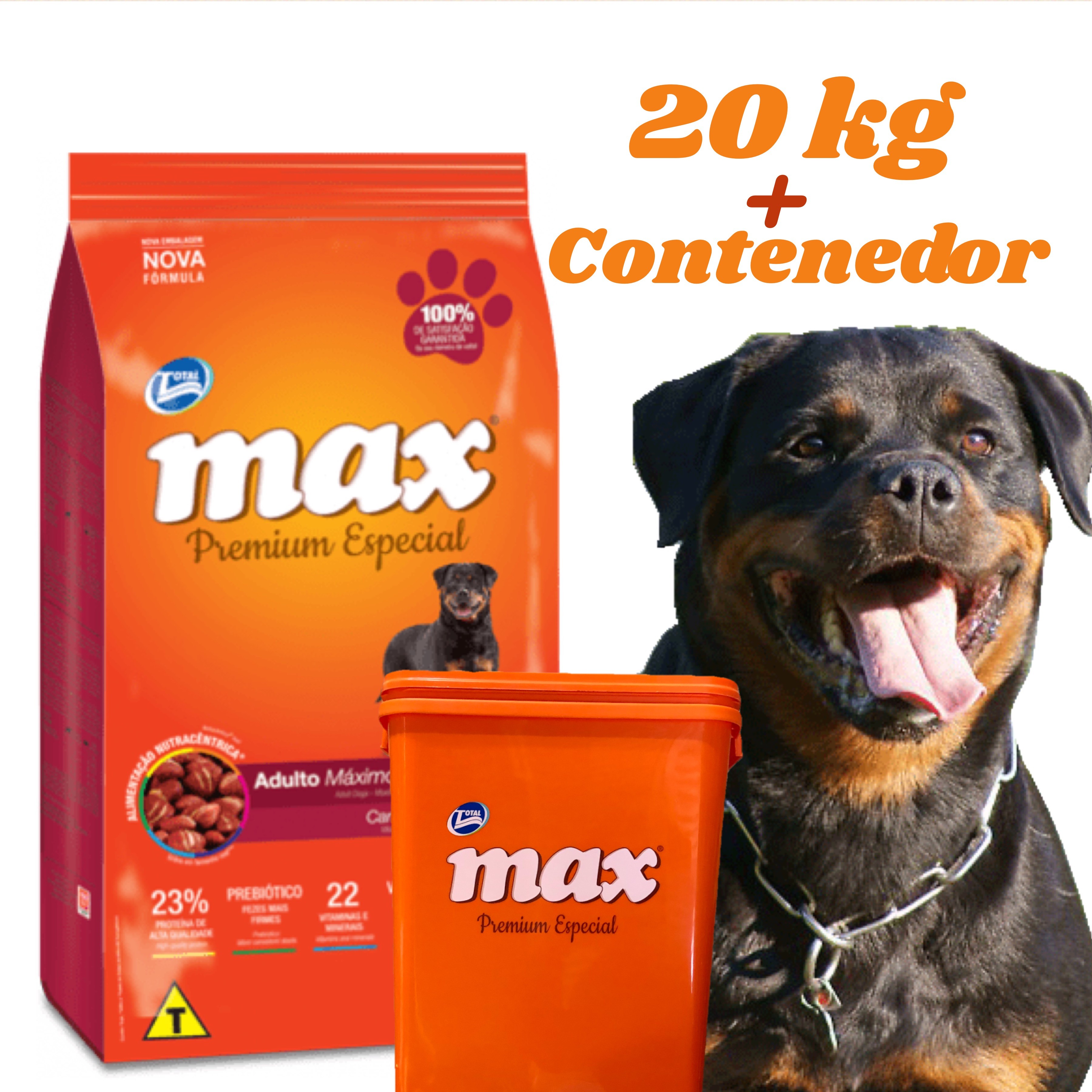 MAX Carne Maximo Desempeño 20 kg + SOMBRILLA - Max - Perros